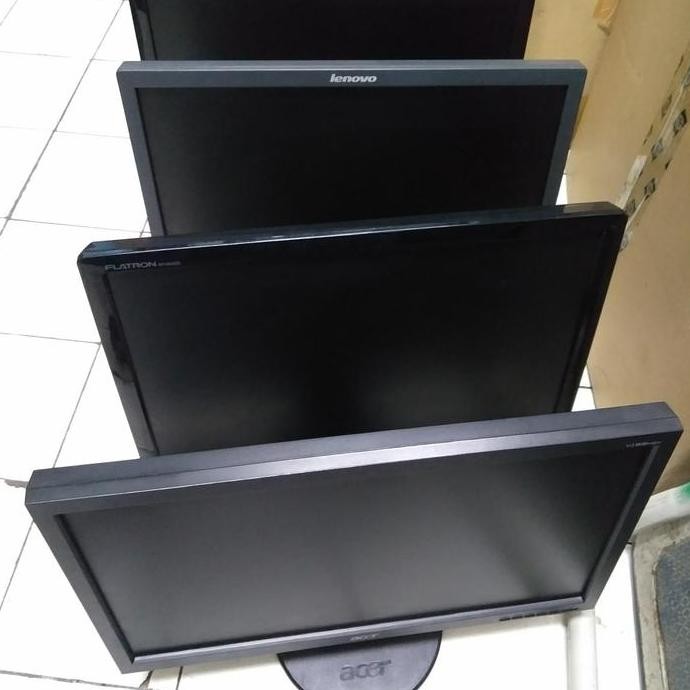 Jual Premium monitor lcd 19 inchi wide lengkap kabel | Shopee Indonesia
