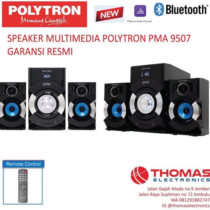 Jual Speaker Multimedia Polytron Pma 9507 / Pma9507 Resmi New Stok ...