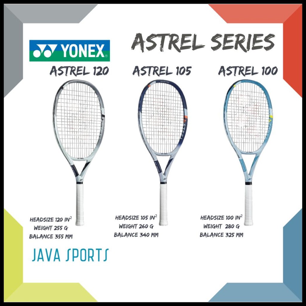 Jual RAKET TENIS YONEX ASTREL SERIES 120 105 100 ORIGINAL 2024 | MADE ...