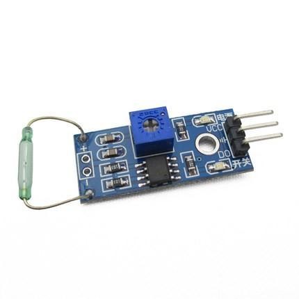 Jual Sensor Magnetic Reed Switch Magnetron Magnet Modul Arduino ...