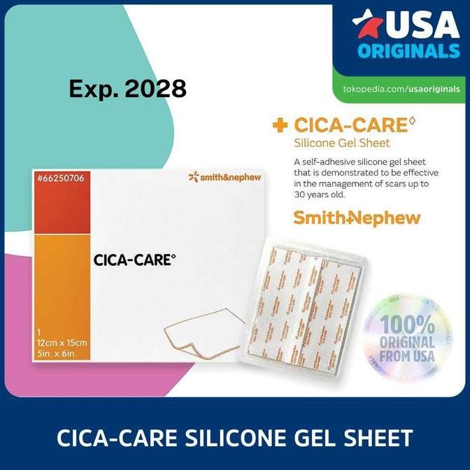 Jual Cica Care Silicone Gel Sheet Penghilang Bekas Luka Operasi Dan ...