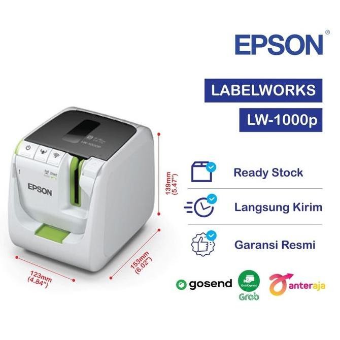 Jual Printer Epson Labelworks Lw-1000P Wi-Fi Pc Connectable New Stok ...