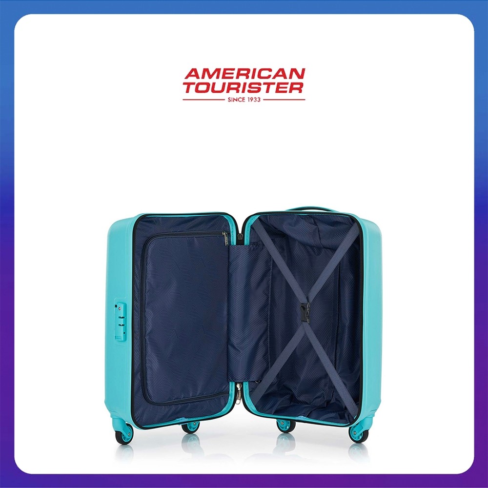 Jual American Tourister Koper Hardcase Ellipso Cabin 20inch - Aqua Blue ...