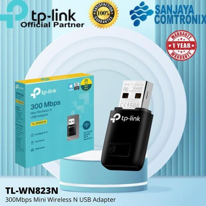Jual TP-LINK TL-WN823N 300Mbps Mini Wireless N USB Adapter | Shopee Indonesia