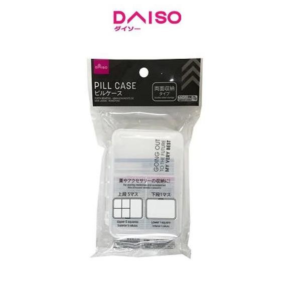 Jual (Allthebest) Daiso Pill case(Double-sided storage Monotone ...