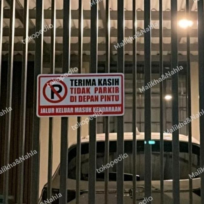 Jual Murah Rambu Dilarang Parkir Di Depan Pintu | Shopee Indonesia