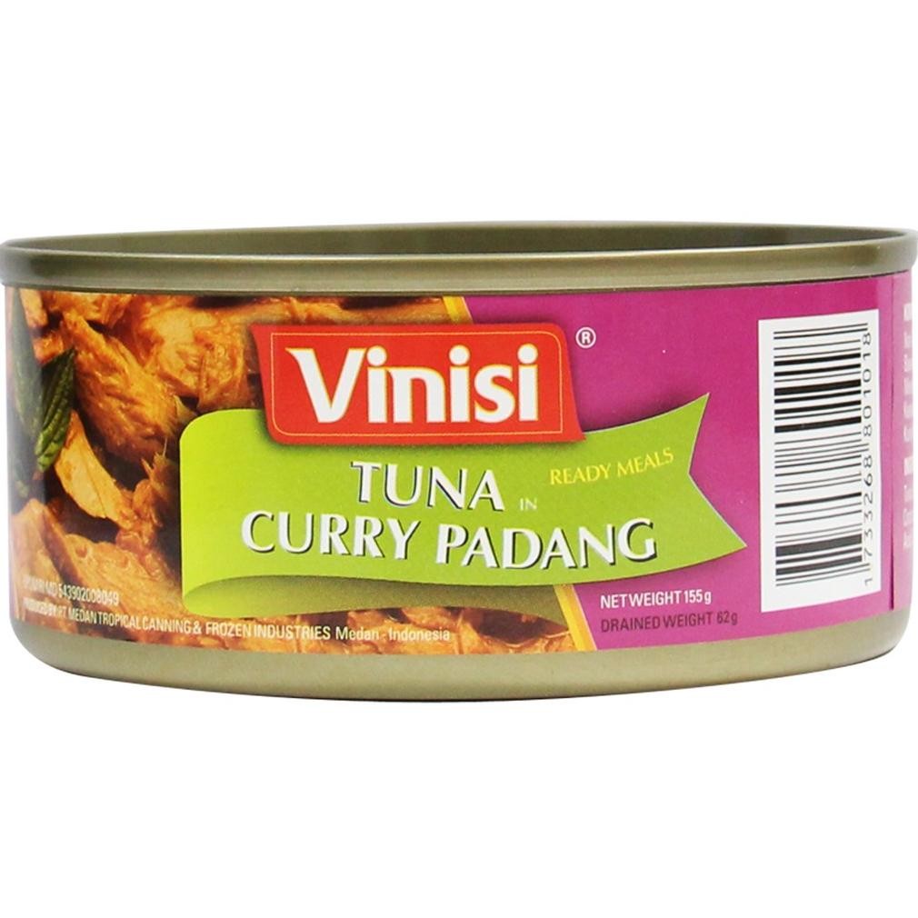 Jual ready Vinisi Tuna Gulai Padang 155 Gr / Ikan Tuna / Tuna Kaleng ...