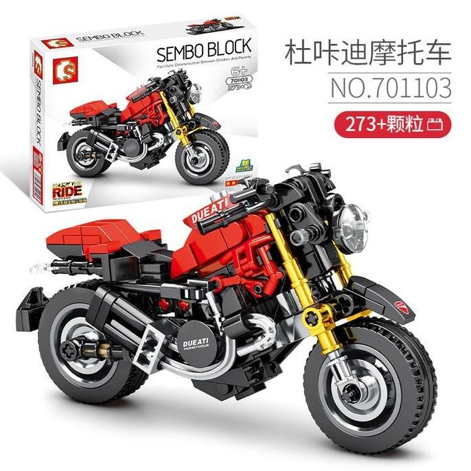 Jual MIni Bricks Motor Sembo Block Motorcycle Balap Sport | Shopee ...