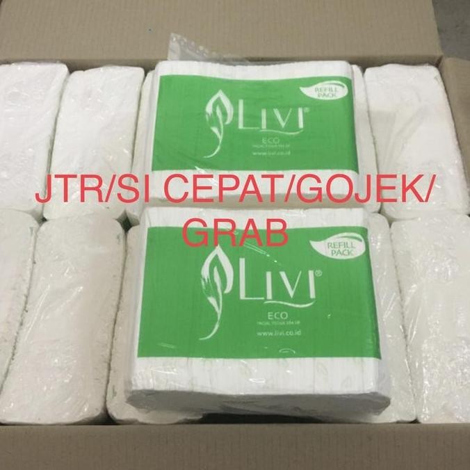 Jual Tissue Livi Eco Facial Refill 600 Sheet ( 1 Dus Isi 24 Pak ...