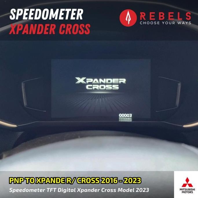 Jual '' Speedometer Mitsubishi Xpander Cross Facelift Tft Digital Mid ...