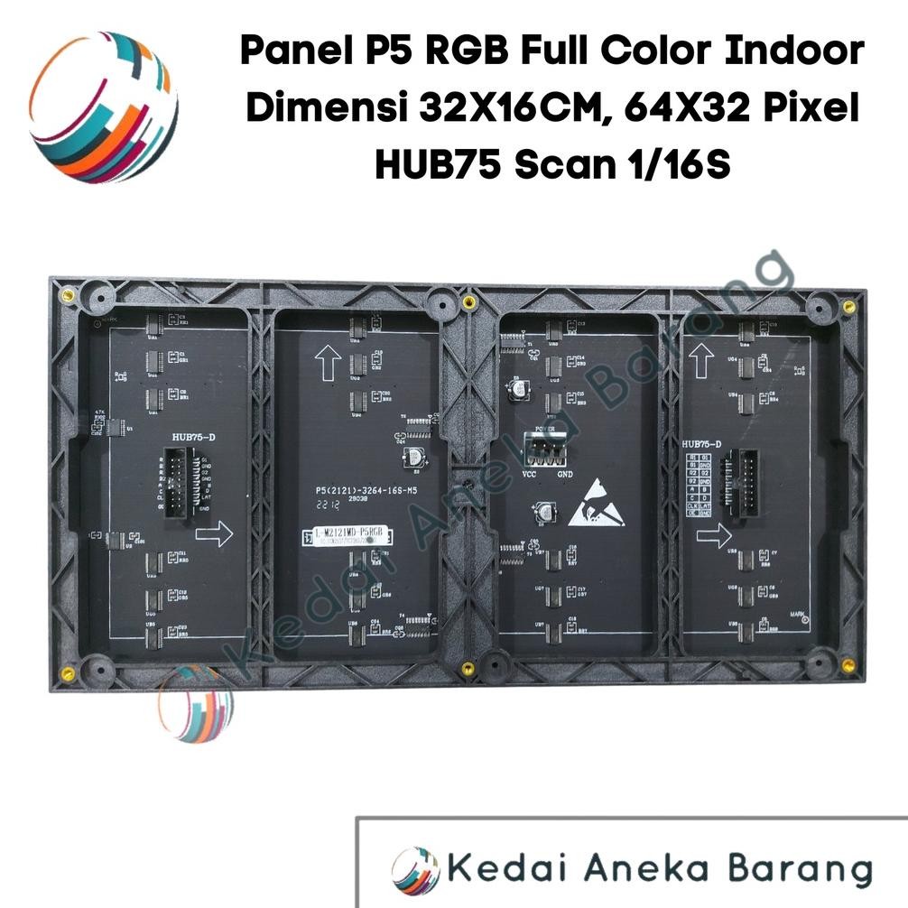 Jual Panel Module Modul LED P5 Running Text SMD RGB Full Color Indoor ...