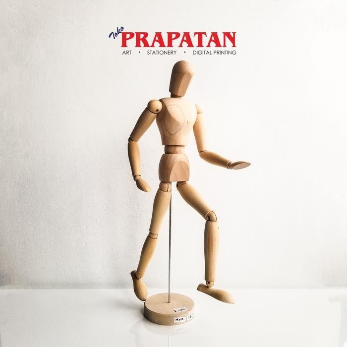 Jual Manekin Kayu 40 Cm / Wooden Mannequin Original Dan Terpercaya ...