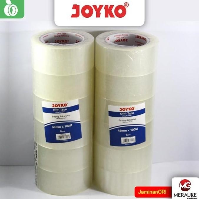 Jual Opp Lakban Bening Joyko 1-100 48Mm X 100M (1 Karton Isi 12 Slop) Co | Shopee Indonesia