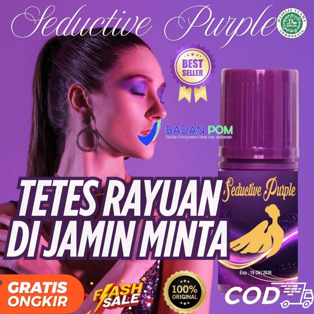 Jual SEDUCT PURPLE Original Obat Herba Untuk Wanita dan Pria Bpom | Shopee Indonesia