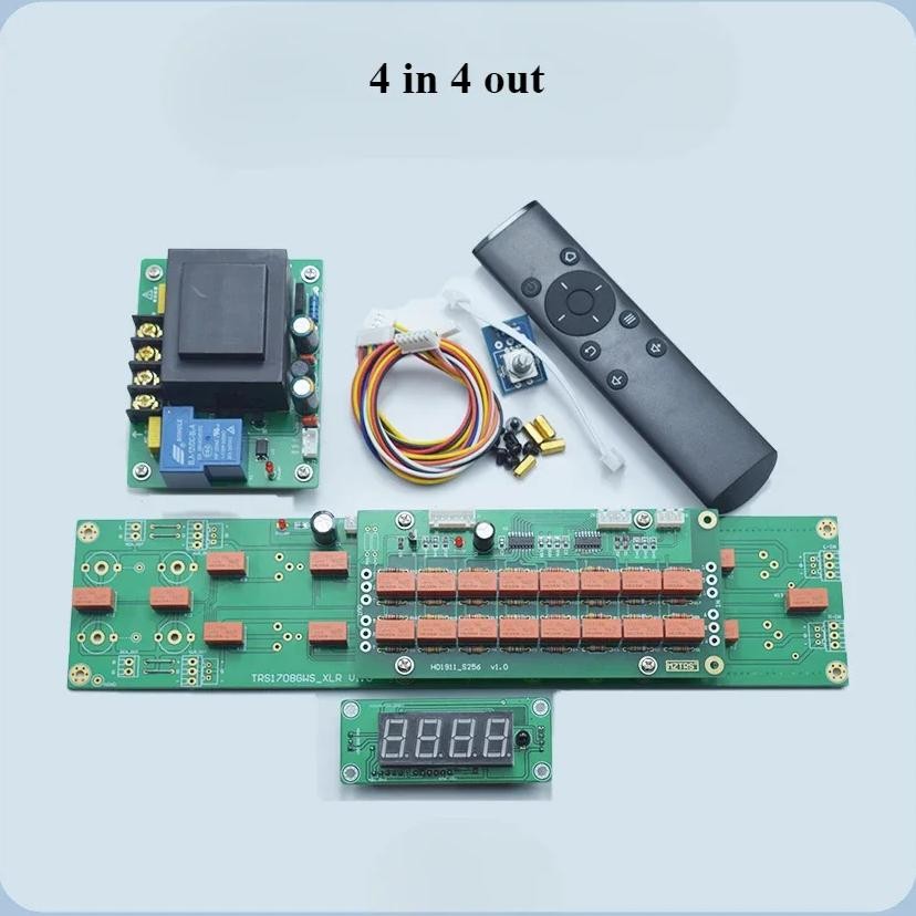 Jual 256 level relay resistor array balanced XLR version volume control ...
