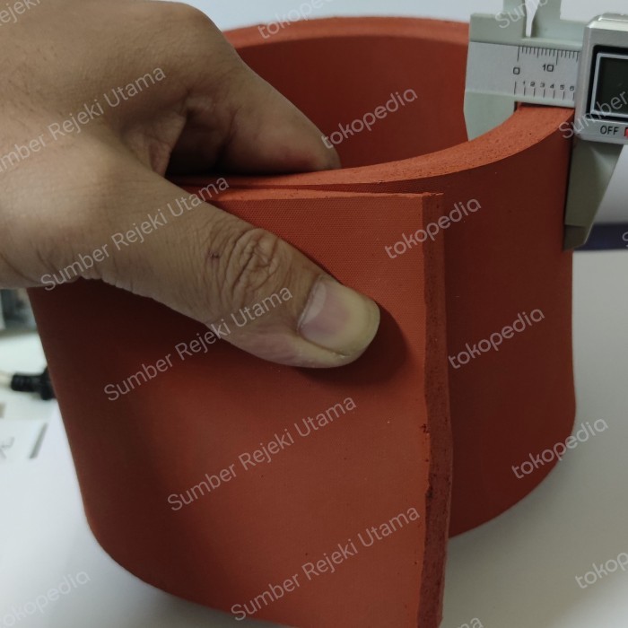 Jual SPONGE SILICONE RUBBER / ALAS MESIN PRESS 8MM X 10CM X 50CM ...