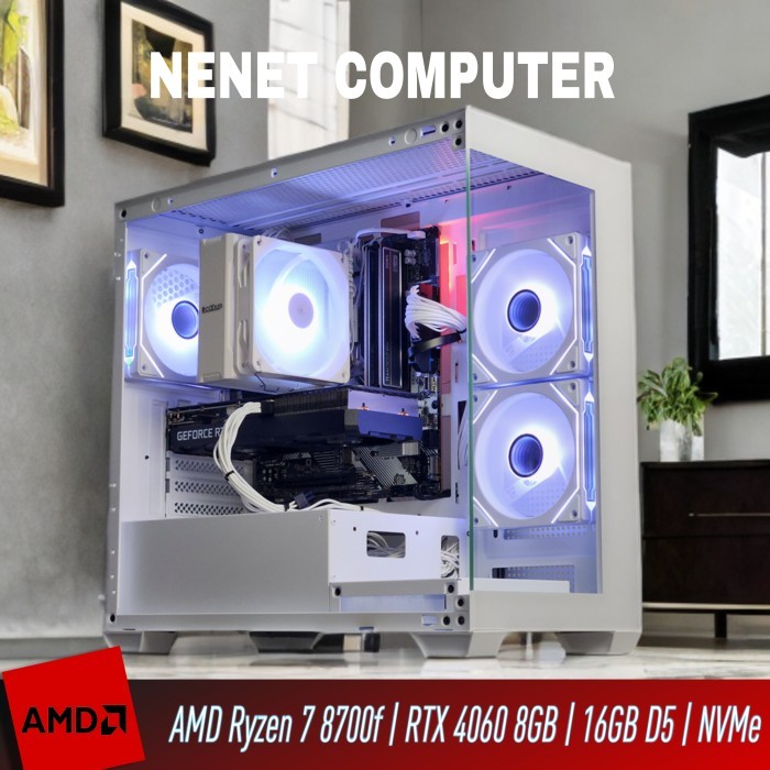 Jual PC Gaming AMD Ryzen 7 8700f RTX 4060 8GB 16GB NVMe - New Rakitan PC | Shopee Indonesia