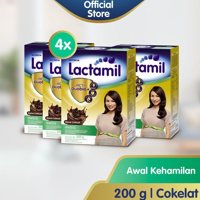 Jual Paket 4 - Lactamil Inisis Minuman Awal Kehamilan Coklat 200Gr ...