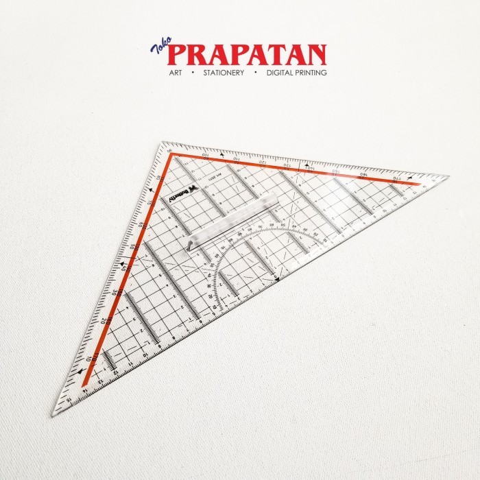 Jual Penggaris Teknik Segitiga Butterfly Art 2011 / Triangle Ruler ...
