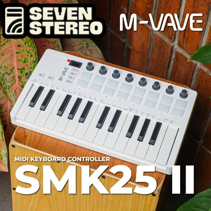 Jual M-VAVE SMK 25 SMK25 II Midi Keyboard Controller 25 Keys Portable ...