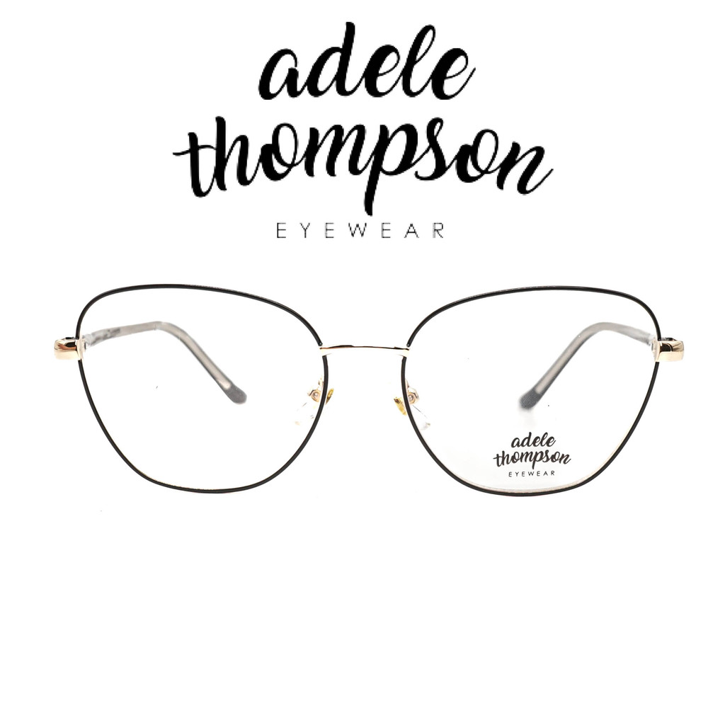 Jual Adele Thompson Kacamata Pria Wanita Premium 93033 C11 Black Gold ...