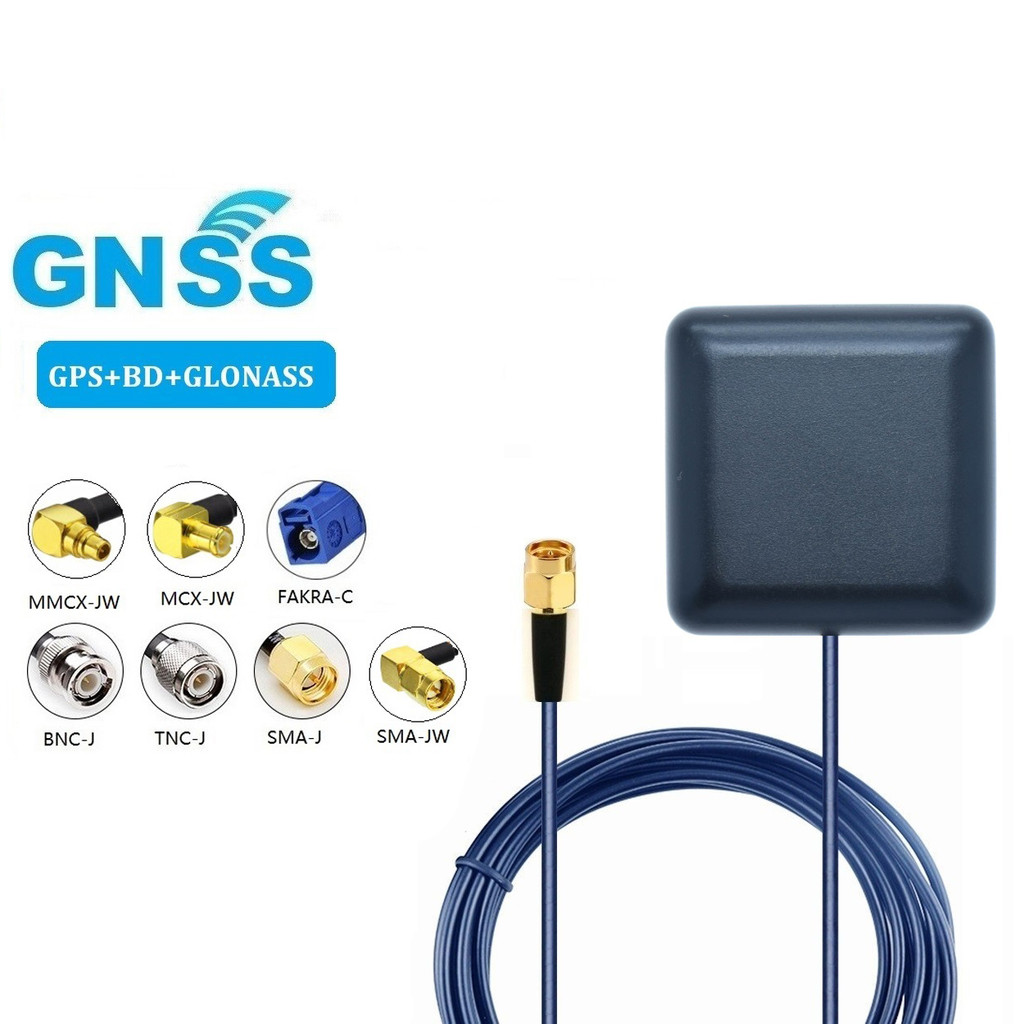 Jual 3m Cable GNSS Antenna External Car GPS Receiver Glonass SMA BNC ...