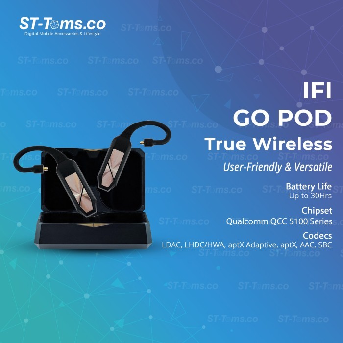 Jual iFi GO Pod HD Bluetooth DAC and Headphone Amp For IEM True ...