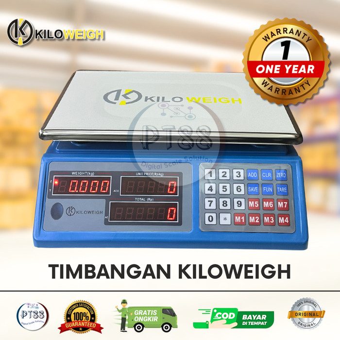 Jual Timbangan Digital 40Kg. Timbangan Buah,Sembako 40 Kg Kiloweigh Acs ...