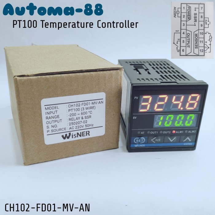 Jual Digital Pid Temperature Controller Indicator Rtd Pt100 Out Relay 600C | Shopee Indonesia