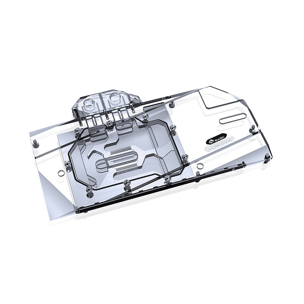 Jual Machining Parts Bykski Water Cooling GPU Block Cooler for XFX RX ...