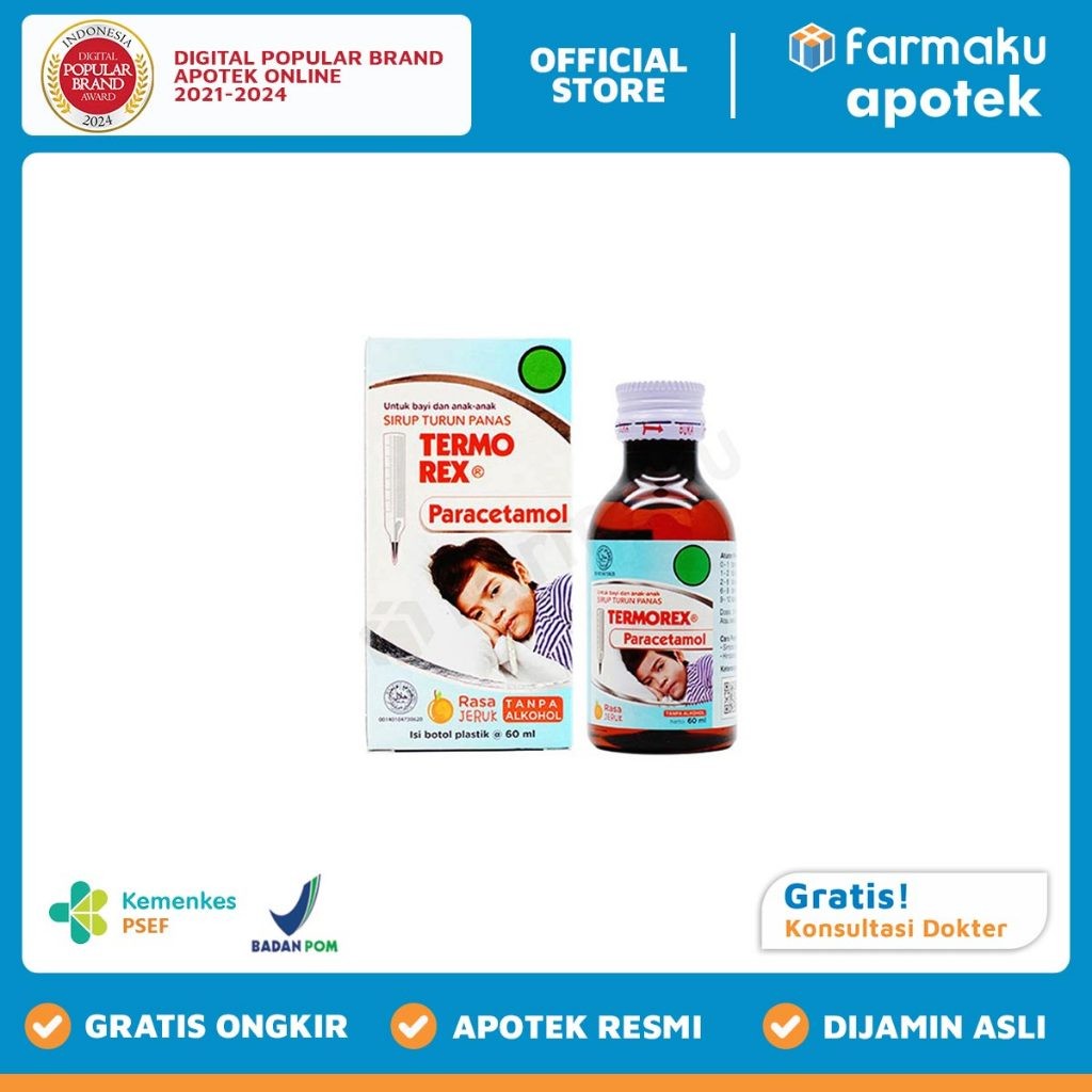 Jual Termorex Syrup 60 ml - BYM | Shopee Indonesia