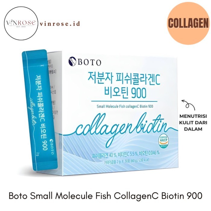 Jual Boto Small Molecule Fish Collage C Biotin 900 Collagen Korea ...