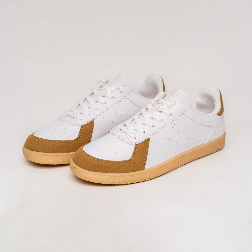 Jual Emba Footwear - Krauts Sepatu Sneakers White Camel | Shopee Indonesia