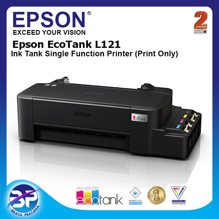 Jual Epson L121 Ink Tank Single Function Printer (Print Only) | Shopee ...