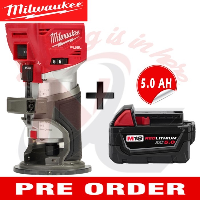 Jual MILWAUKEE-2723-20 M18 FUEL Compact Router TOOL ONLY | Shopee Indonesia