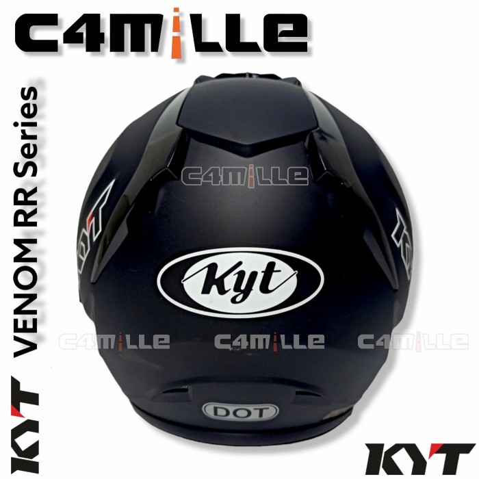 Jual Helm Kyt Venom Rr Double Visor Black Dop | Shopee Indonesia