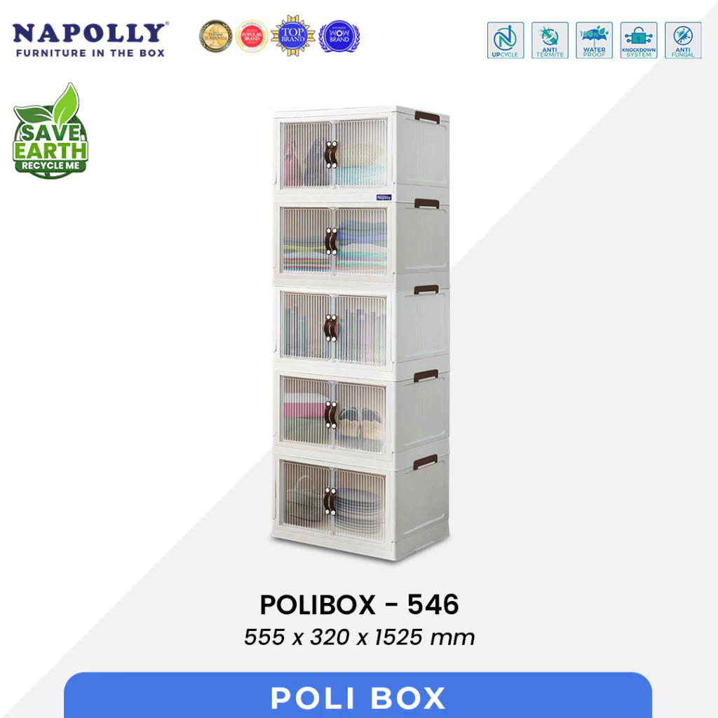 Jual Discount [Ready Stock] Napolly Polibox Container Box Lipat / Rak ...
