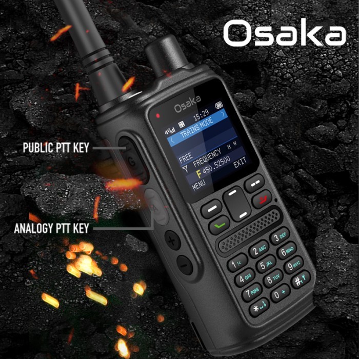 Jual HT POC WITH ANALOG 4G WALKIE TALKIE PERMANEN SERVER | Shopee Indonesia