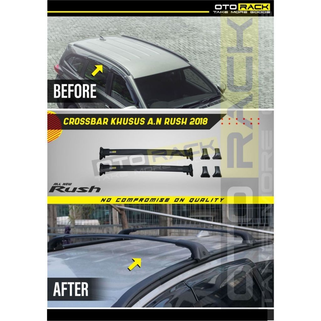 Jual Otoproject - Cross Bar A.N Rush Lexus Design | Kaki Rack Mobil ...