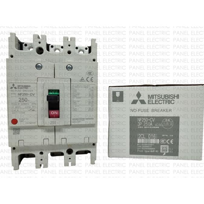 Jual Promo NO FUSE BREAKER NFB MCCB 3P MITSUBISHI NF250-CV 150A/200A/250A COD | Shopee Indonesia