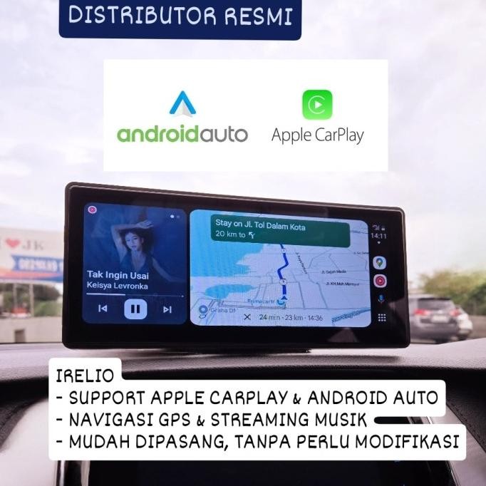 Jual Promo IRELIO Apple Carplay & Android Auto Car Display Screen COD ...