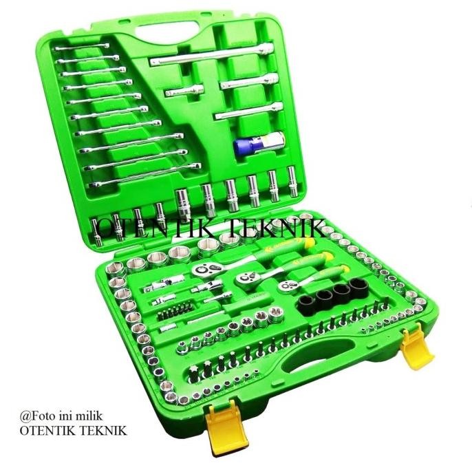 Jual Produk Baru!! TEKIRO TOOL SET 120 PCS BOX PLASTIK - KUNCI SET 120 PCS - SOCK SET | Shopee ...