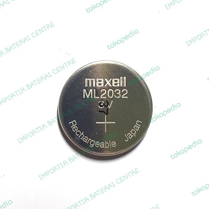 Jual Maxell Ml 2032 Ml2032 Rechargeable Lithium 3V Japan | Shopee Indonesia