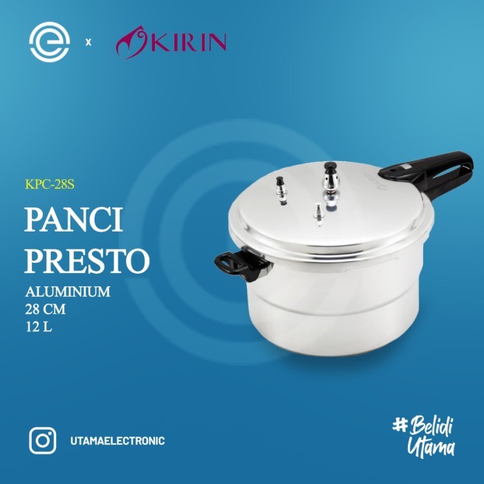 Jual KIRIN Panci Presto Serbaguna 12 Liter - KPC-28S | Shopee Indonesia