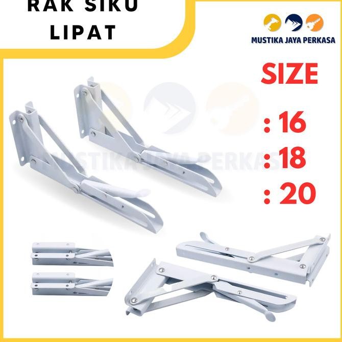 Jual tersedia siku rak meja lipat dinding besar 16 18 20 inch inci ...