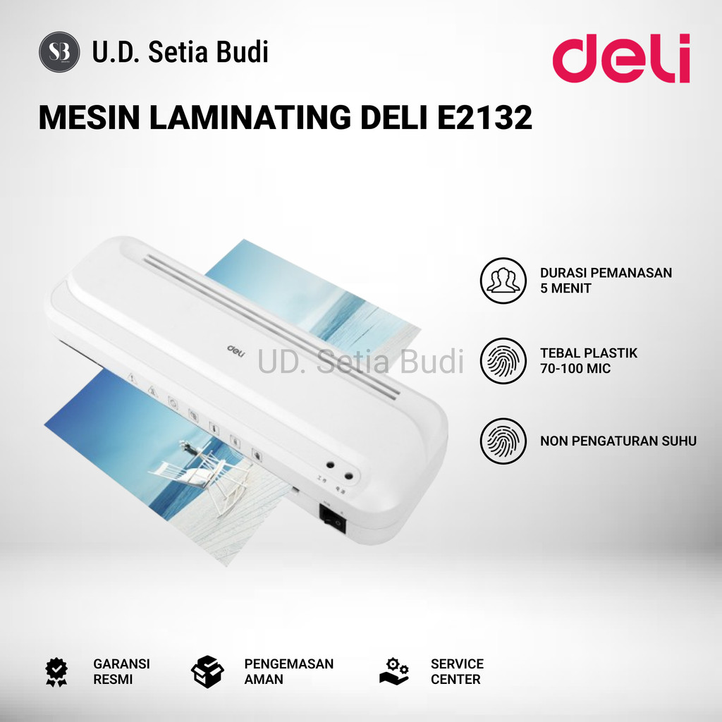 Jual Deli E2132 Mesin Laminating A4 Laminator Deli E2132 Ukuran A4 ...