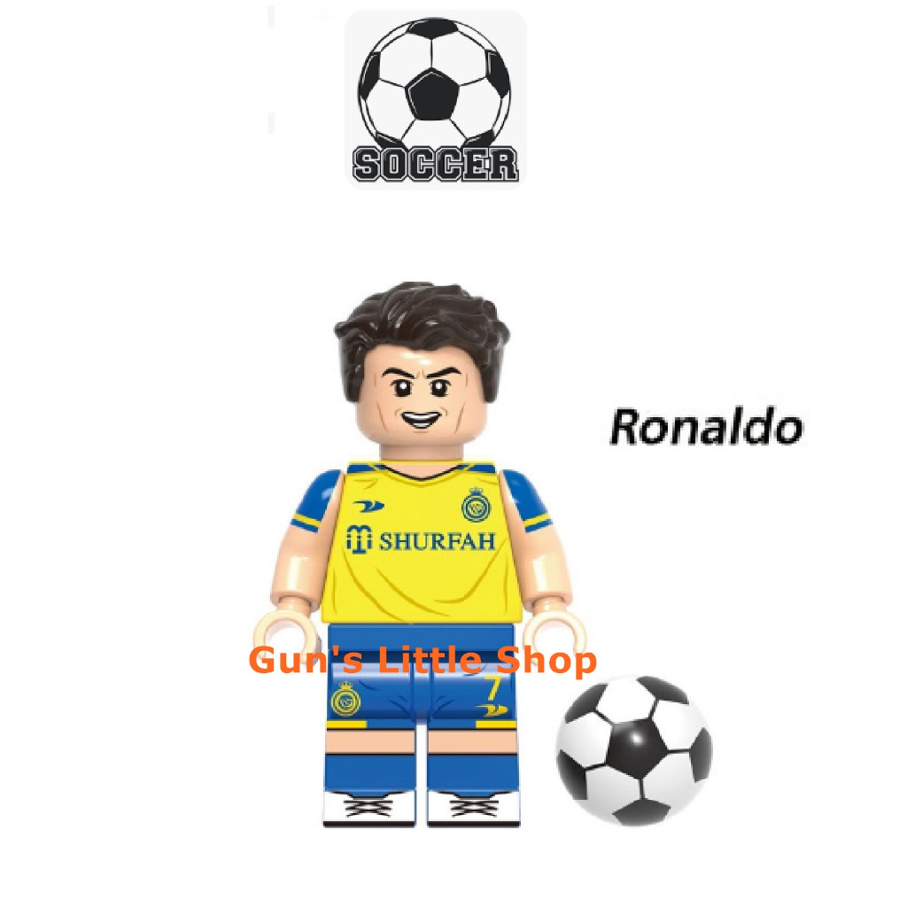 Jual Mini Action Figure - Soccer Player Ronaldo CR7 pemain sepakbola ...
