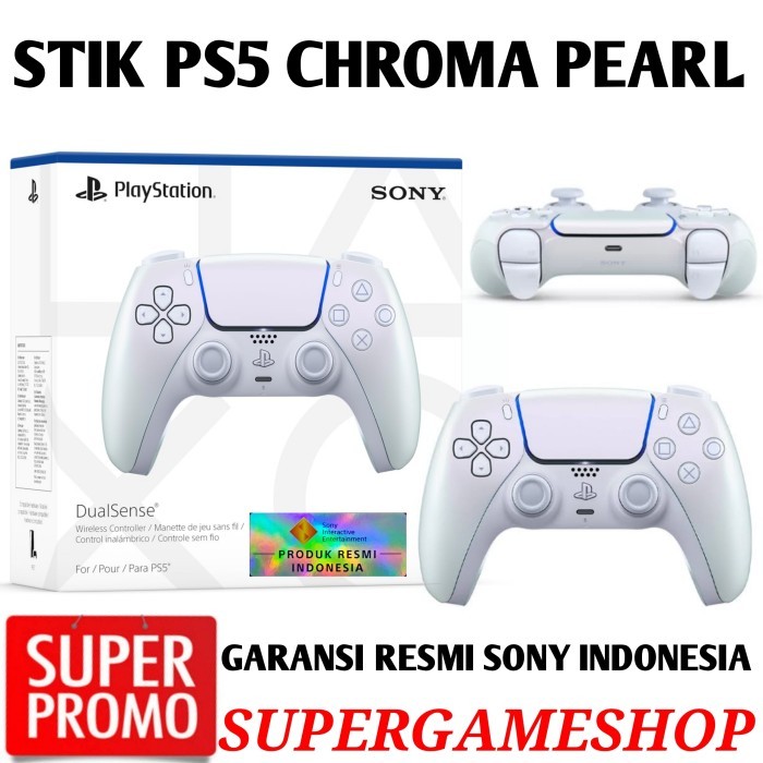 Jual Stik Ps5 Dualsense Chroma Pearl Stik Ps5 Wireless Controller ...