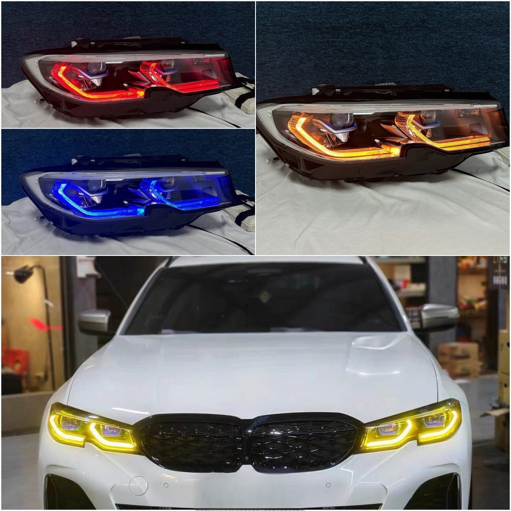 Jual REYES CSL 3 Series G20 Laser Headlight Yellow Lemon Angel Eyes DRL ...