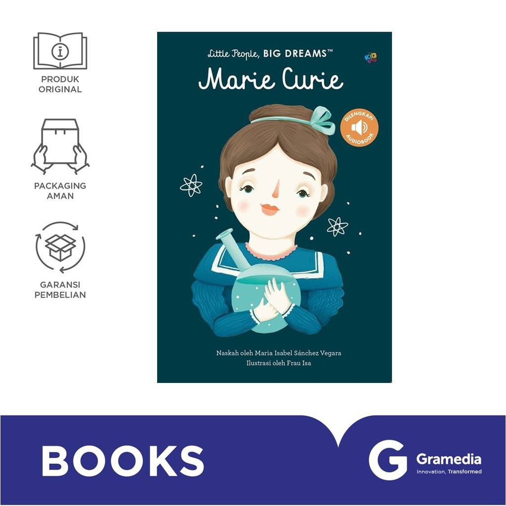 Jual Little People Big Dreams: Marie Curie (Maria Isabel Sanchez Vegara ...